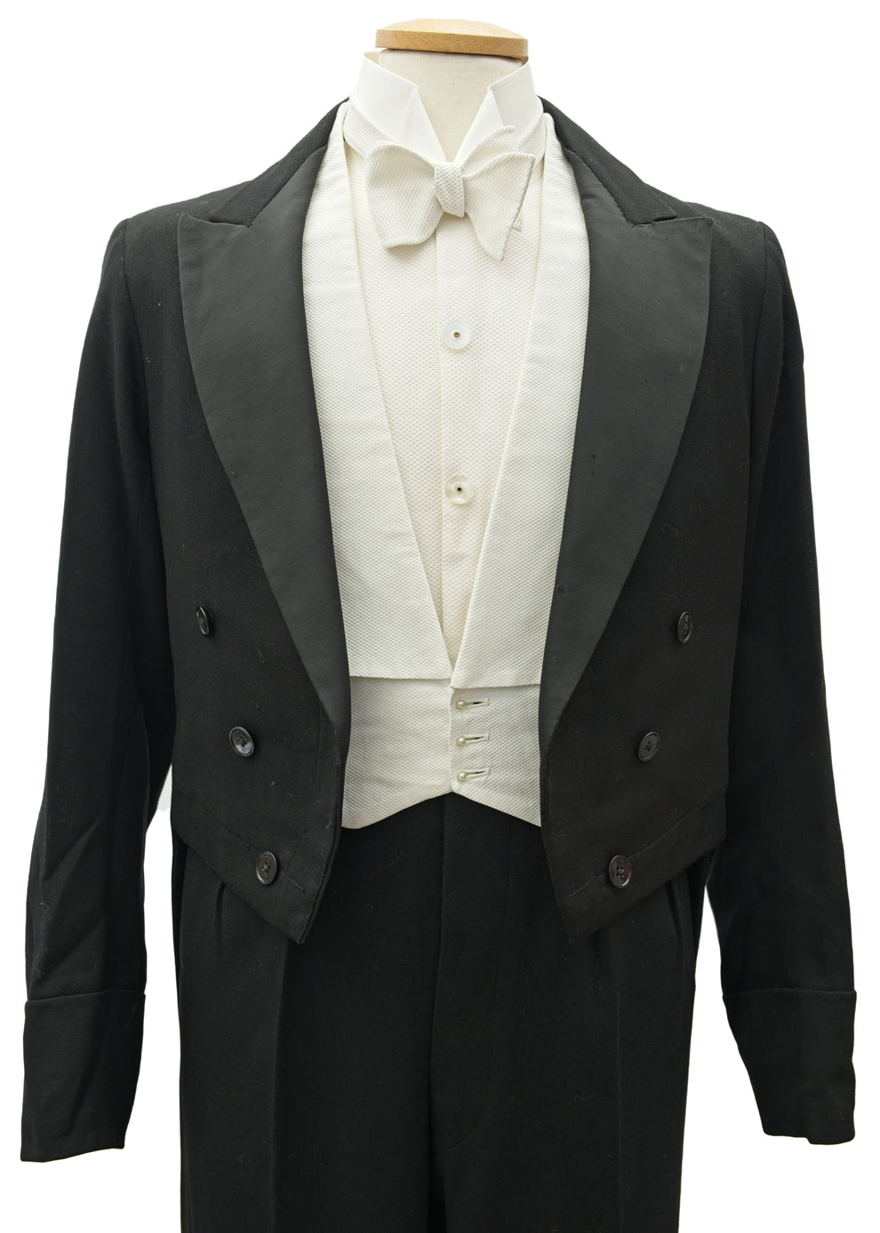 Vintage Victorian Formal Evening White Tie Tail Coat • 40" – Top Notch ...