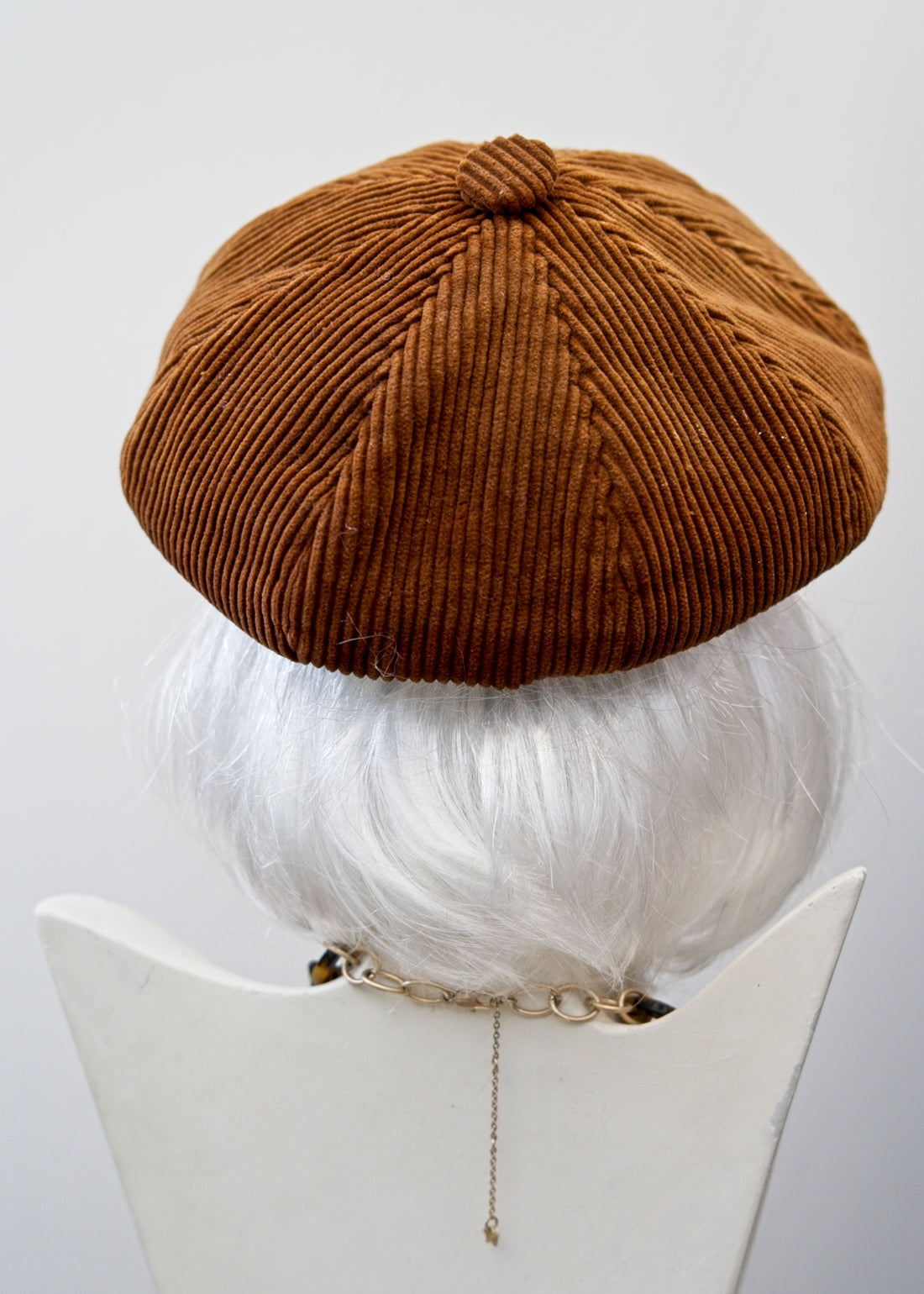 Vintage Brown Cord Baker Boy Cap Hat – Top Notch Vintage