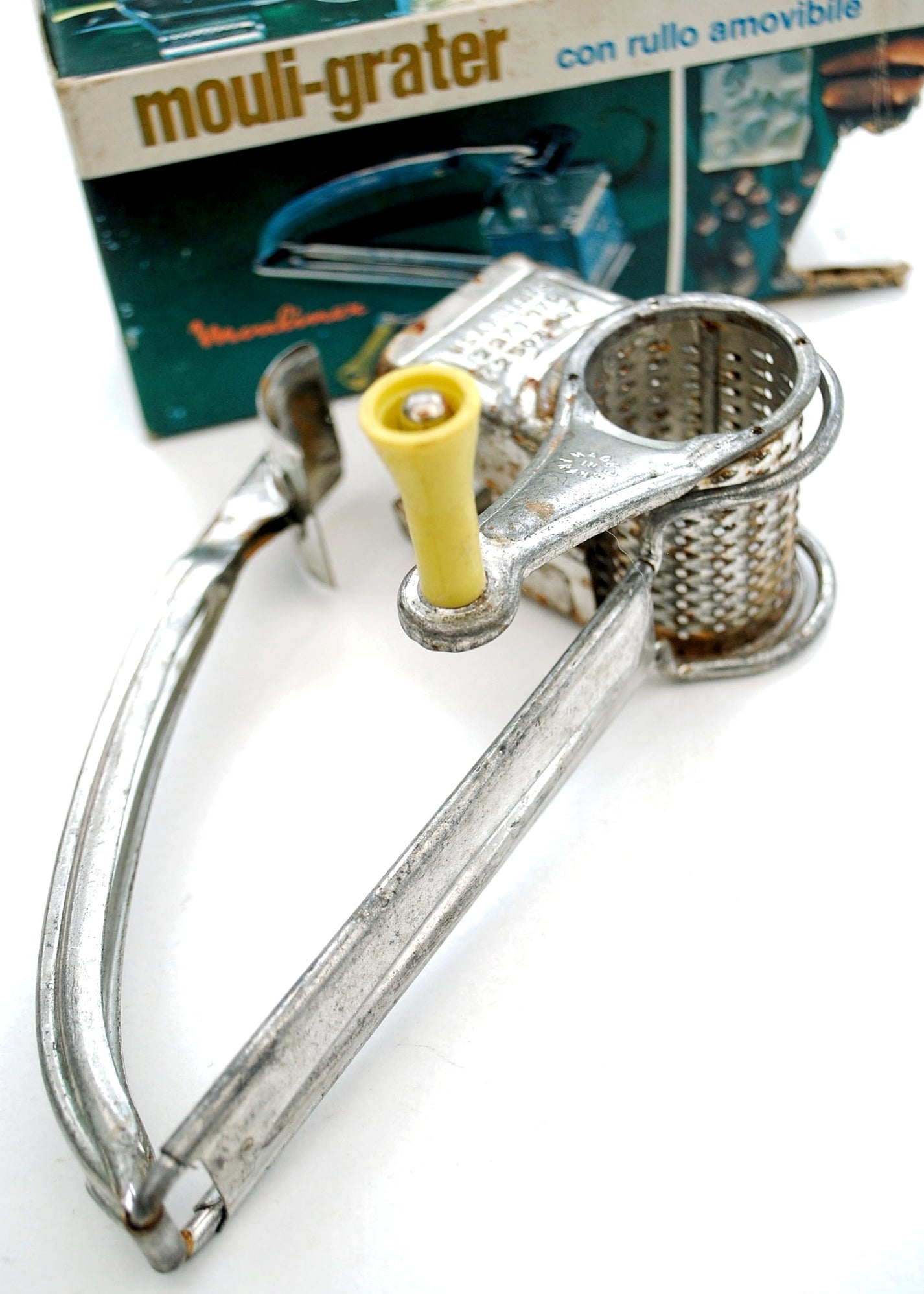 Vintage Original 60s Mouli Grater • Cheese grater Kitchen Gadget • Fil ...