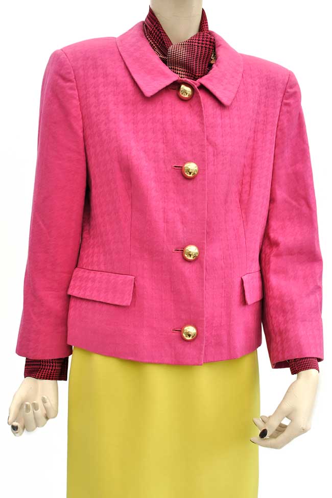 Vintage 80s Fuscia Pink Jaeger Jacket – Top Notch Vintage